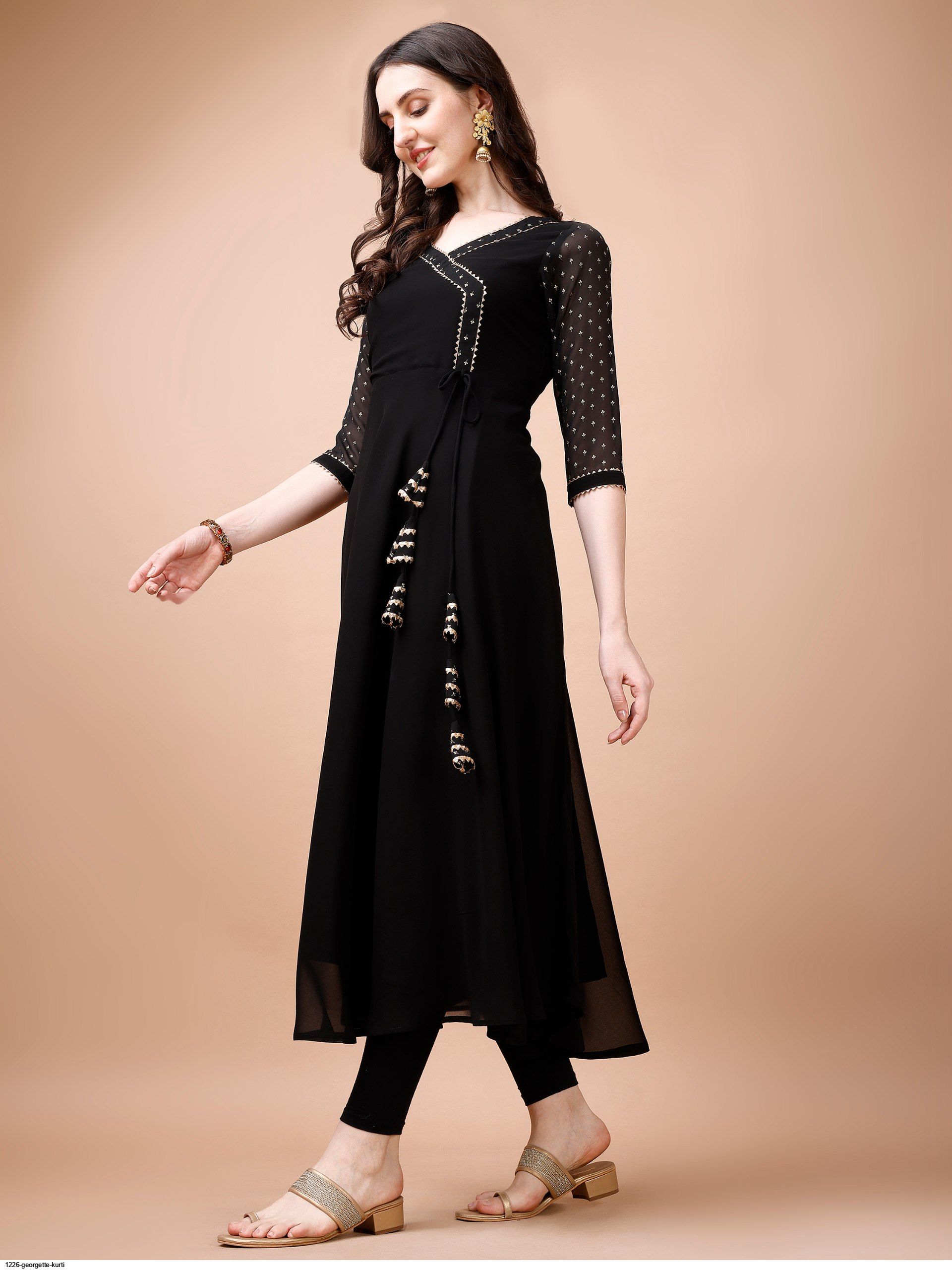 1226 Georgette kurti
