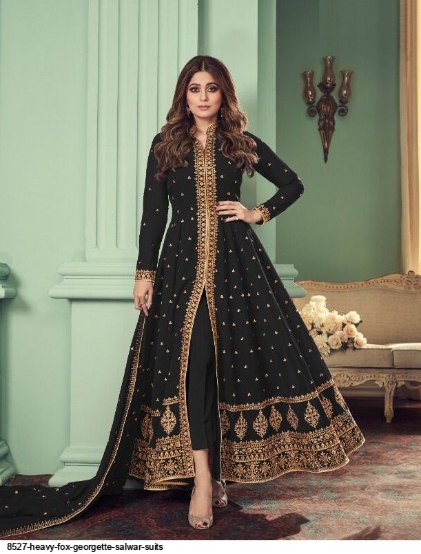 8527 Heavy Fox Georgette SALWAR SUITS