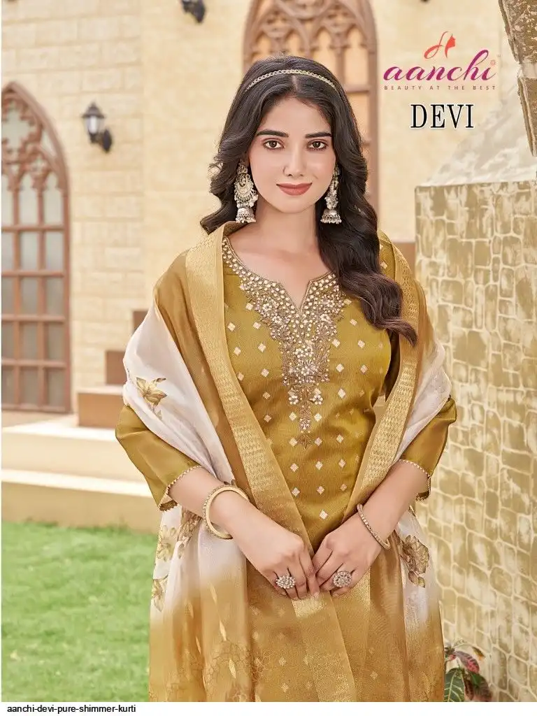 AANCHI DEVI PURE SHIMMER KURTI