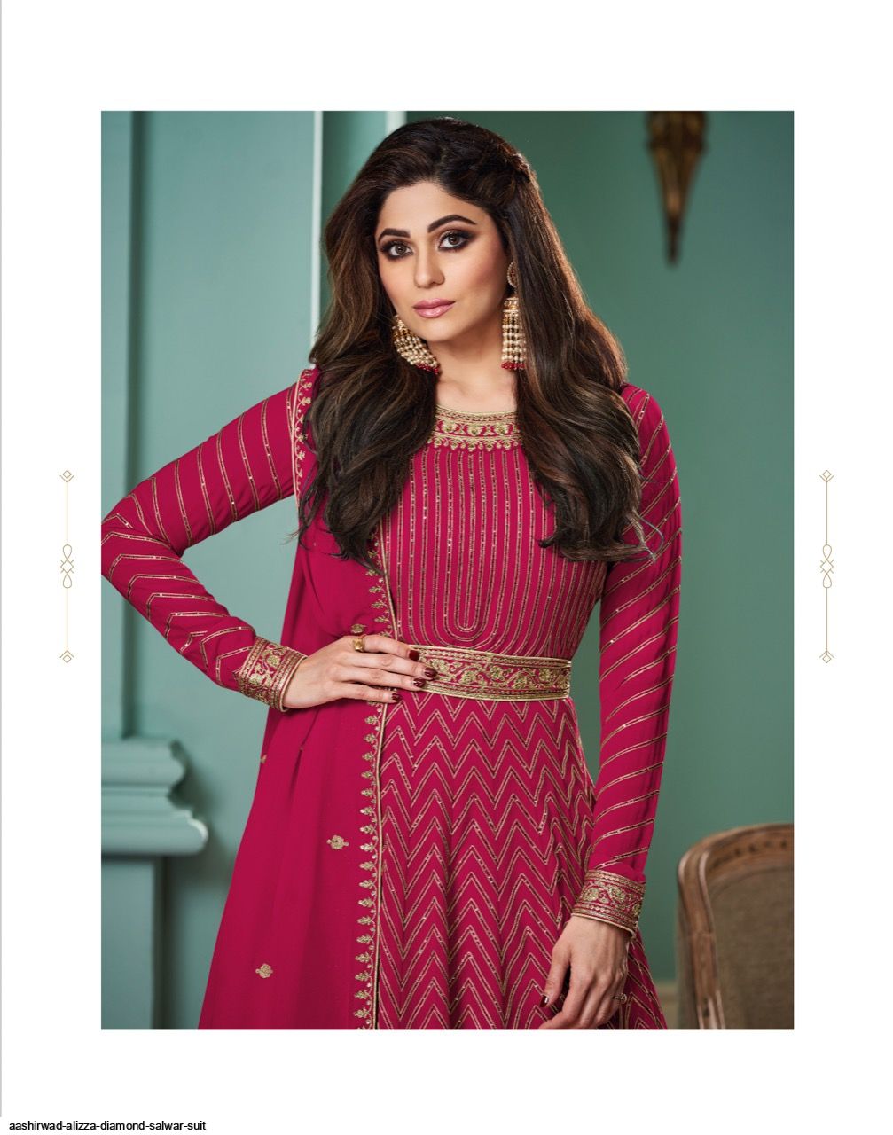 AASHIRWAD ALIZZA DIAMOND SALWAR SUIT