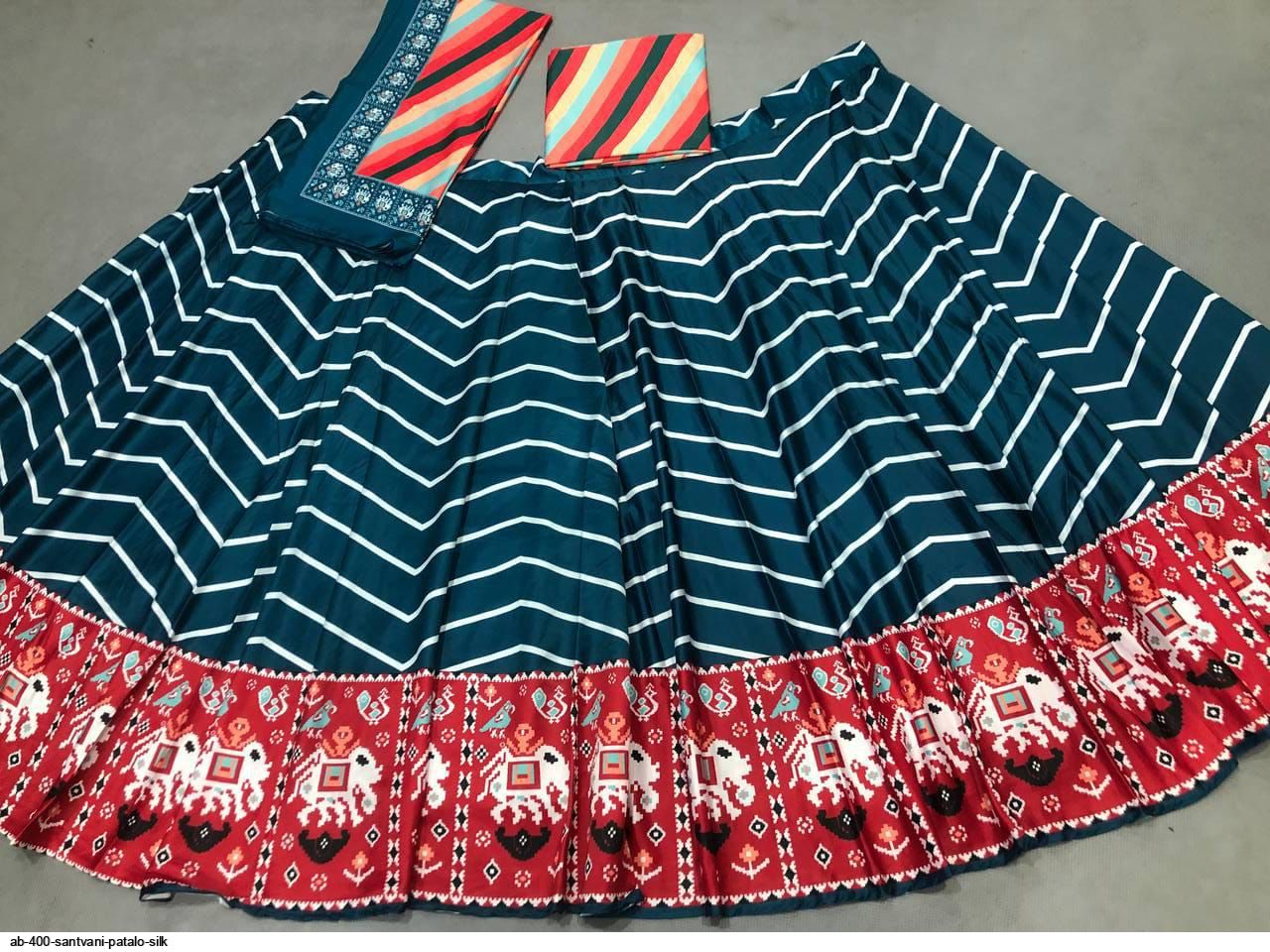 ab-400-santvani-patalo-silk NAVRATRI LEHEGA CHOLI