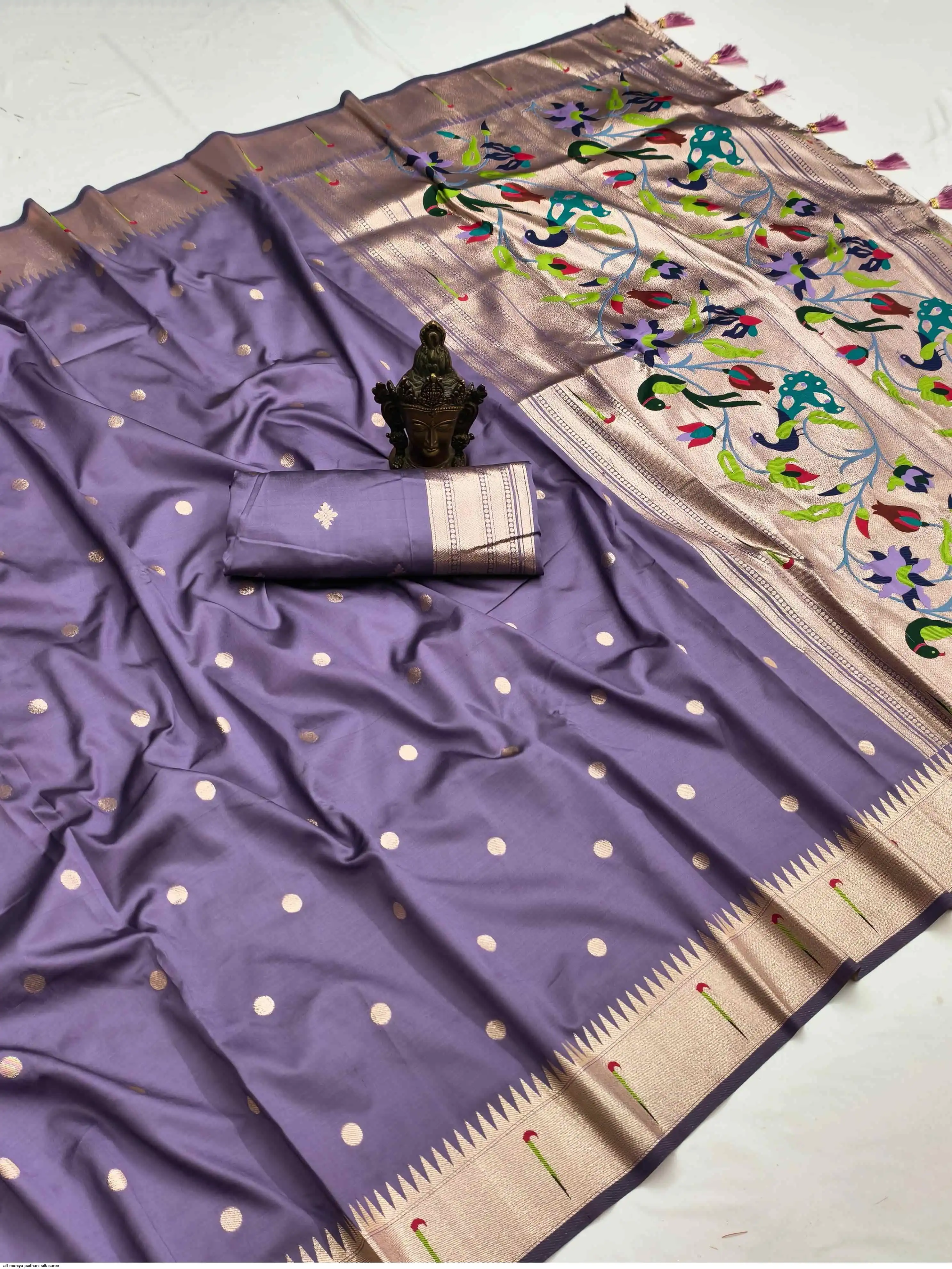 AFT Muniya Paithani Silk Saree