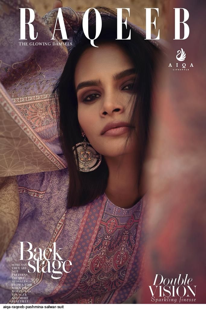 AIQA RAQEEB PASHMINA SALWAR SUIT