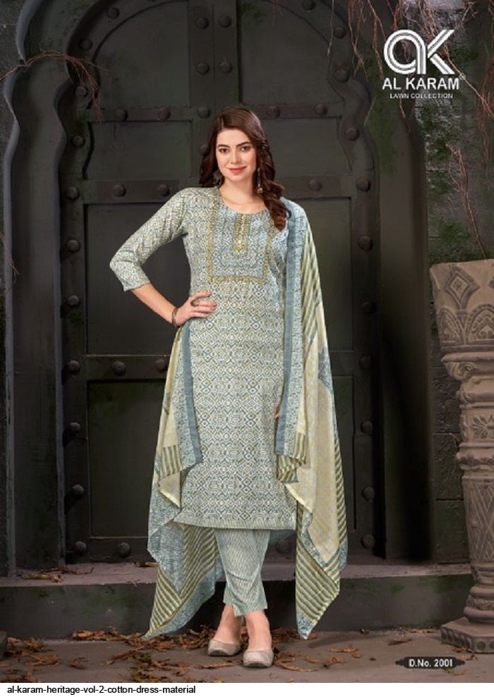Al Karam HERITAGE VOL 2 COTTON Dress Material