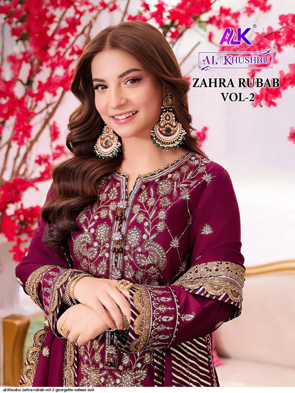 al khusbu ZAHRA RUBAB VOL 2 georgette salwar suit