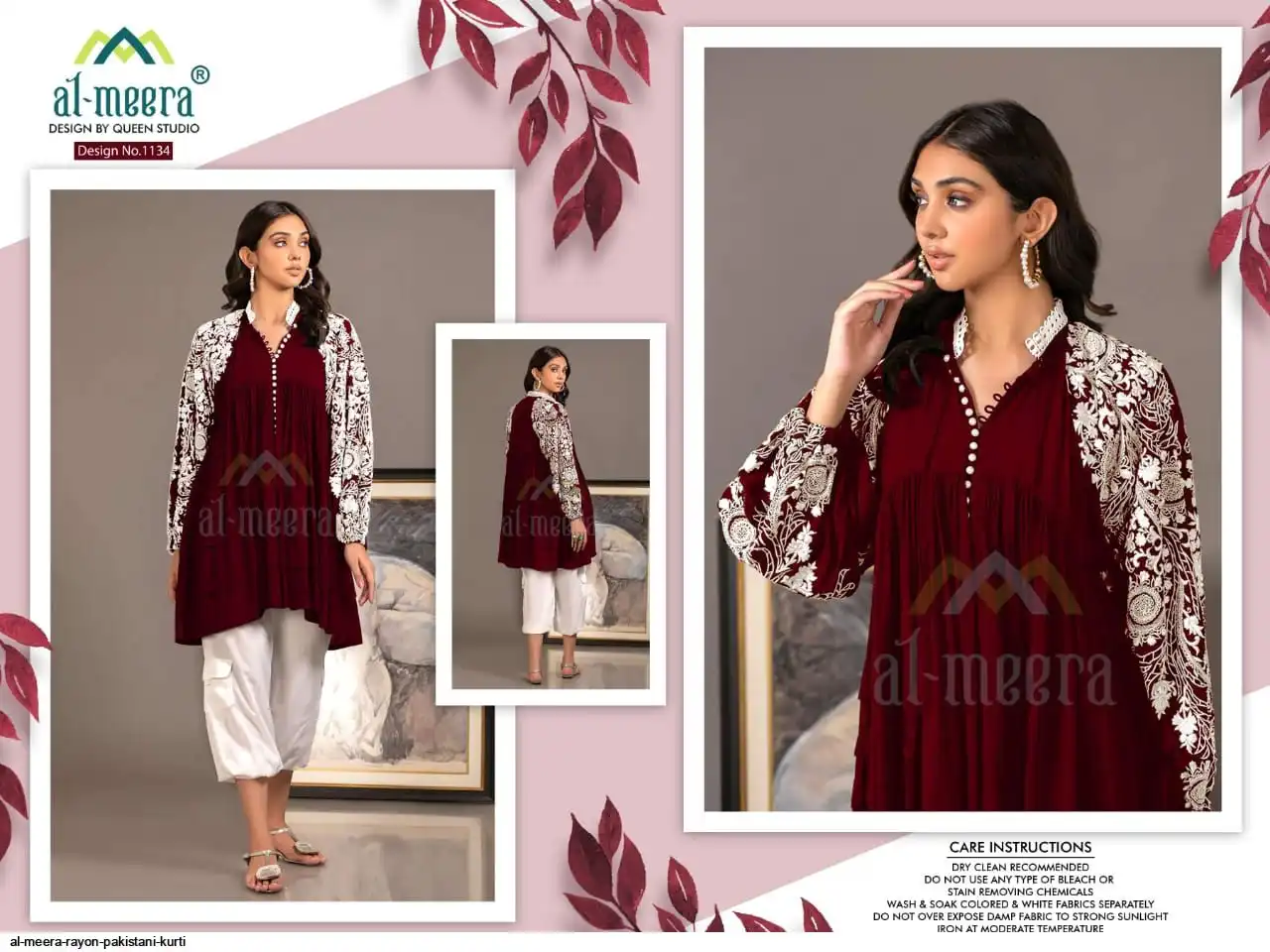 AL MEERA RAYON PAKISTANI KURTI