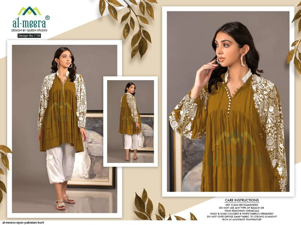 AL MEERA RAYON PAKISTANI KURTI