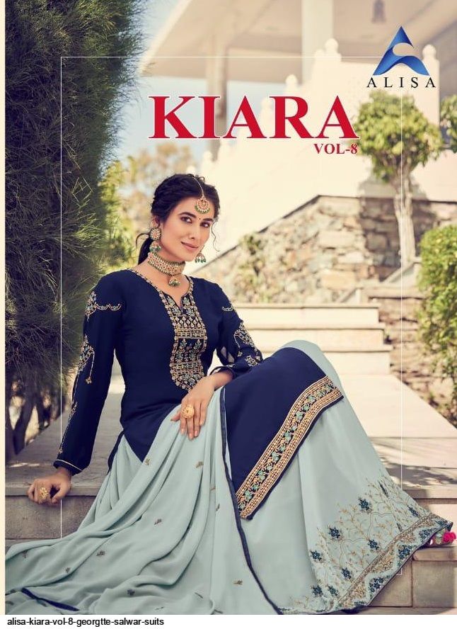ALISA KIARA VOL 8 GEORGTTE SALWAR SUITS