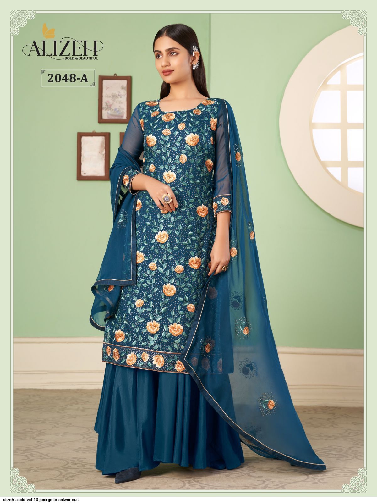 ALIZEH ZAIDA VOL 10 GEORGETTE SALWAR SUIT