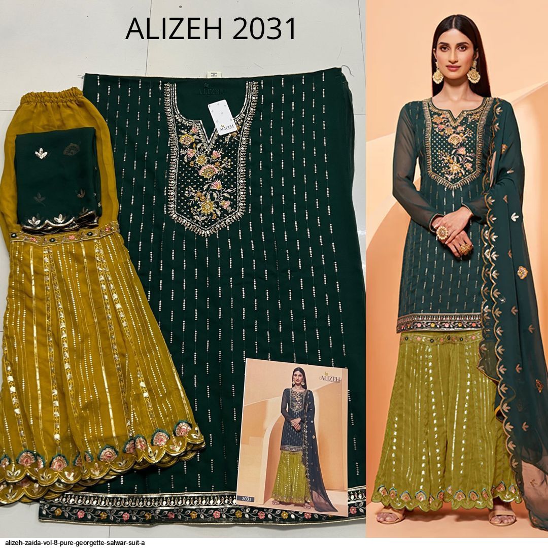 ALIZEH ZAIDA VOL 8 Pure Georgette salwar suit