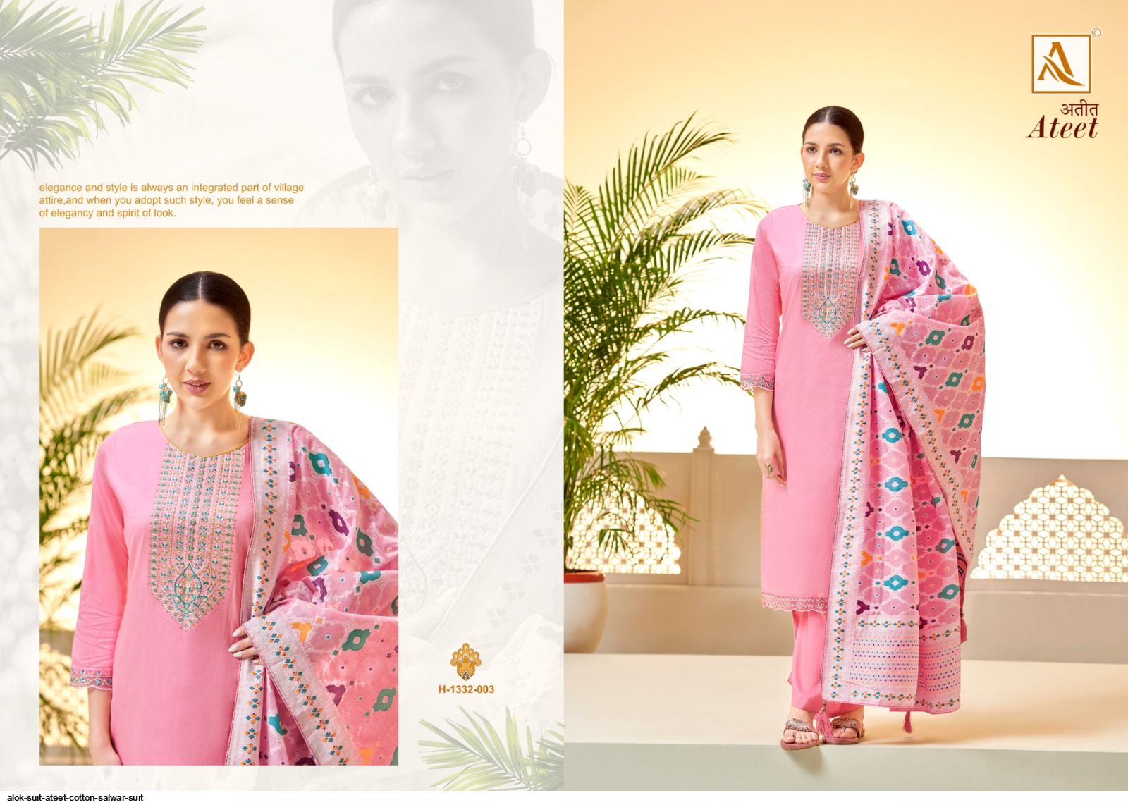 Alok Suit ATEET COTTON SALWAR SUIT