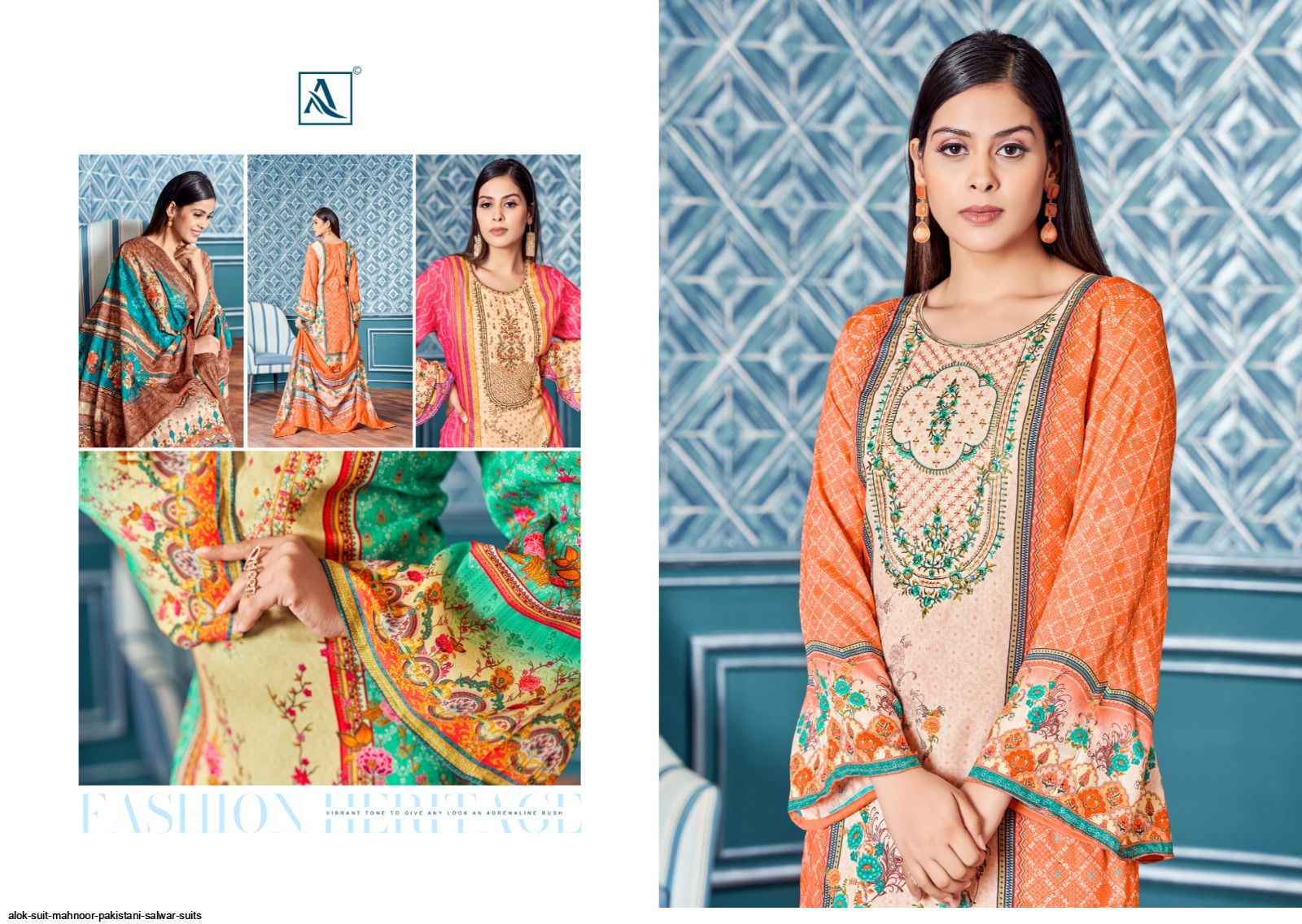 Alok Suit MAHNOOR Pakistani SALWAR SUITS