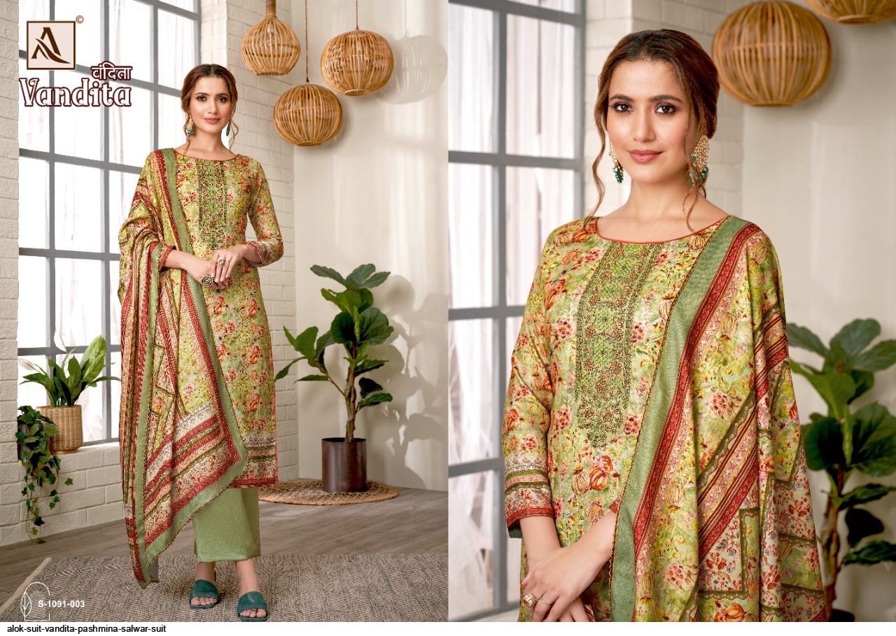 Alok Suit VANDITA Pashmina salwar suit