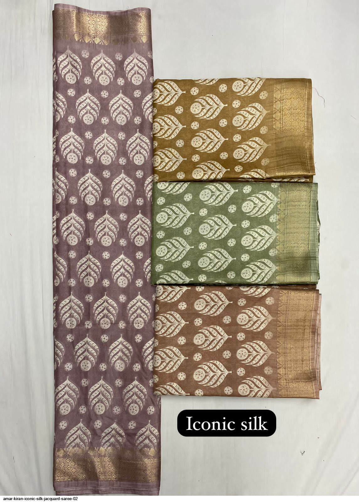 AMAR KIRAN ICONIC SILK JACQUARD SAREE 02
