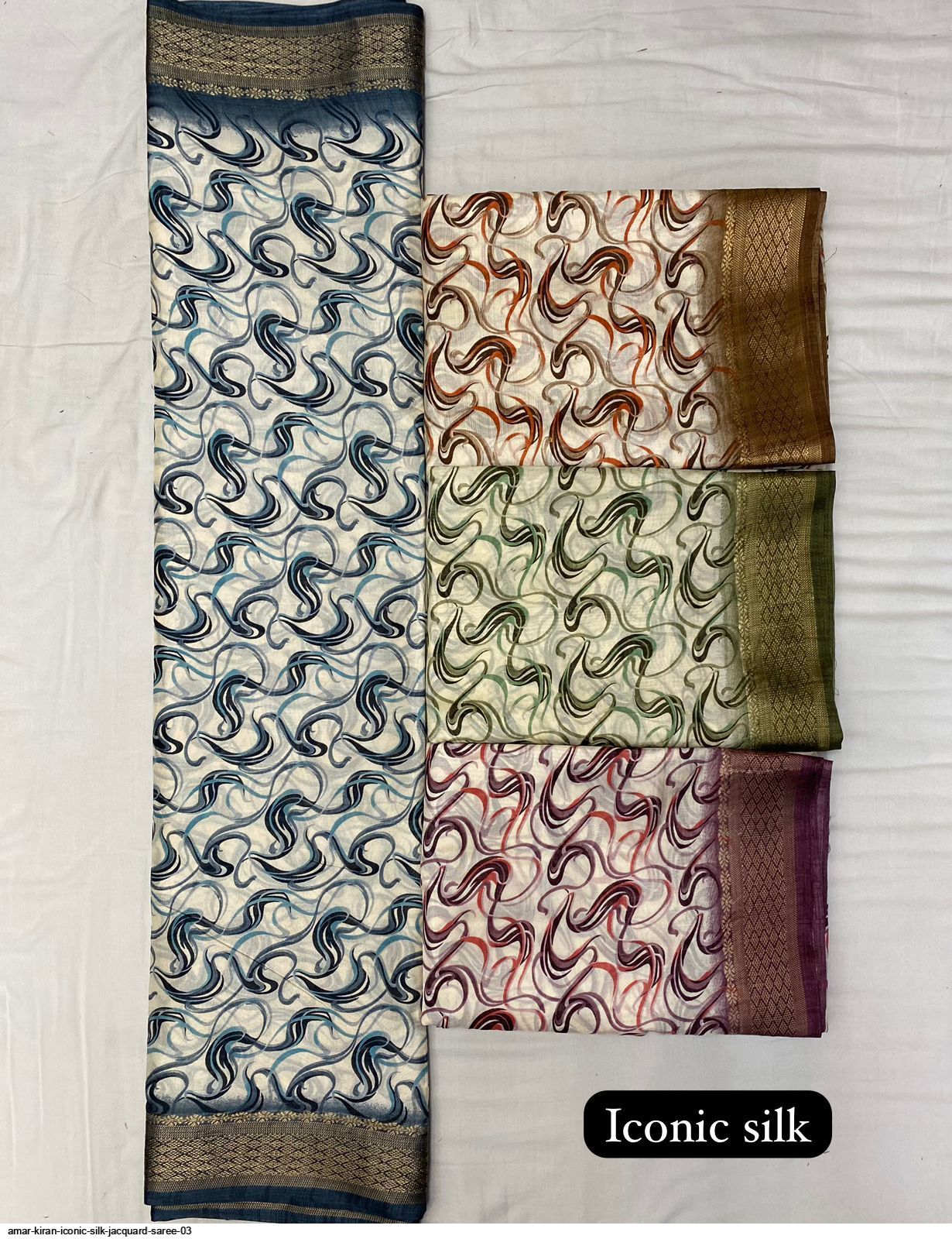 AMAR KIRAN ICONIC SILK JACQUARD SAREE 03