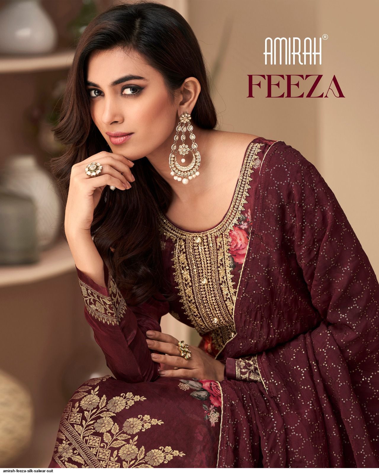 AMIRAH FEEZA SILK salwar suit