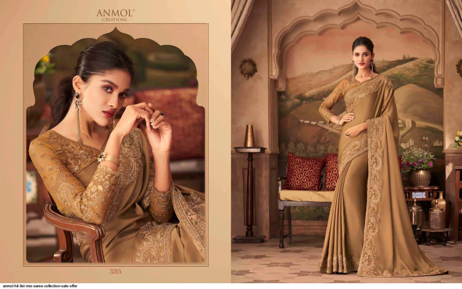 ANMOL HIT LIST MIX SAREE COLLECTION SALE OFFER