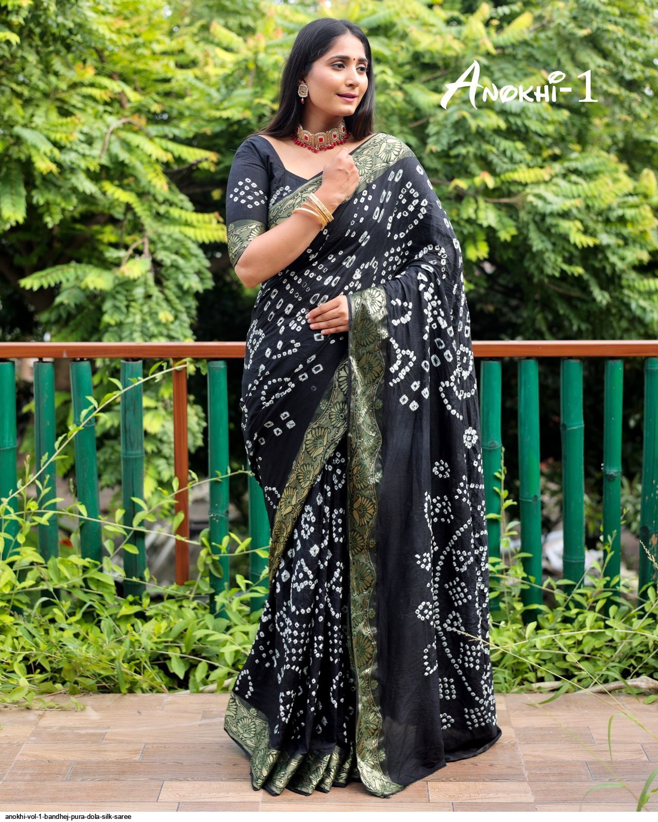 ANOKHI VOL 1 BANDHEJ PURA DOLA SILK SAREE