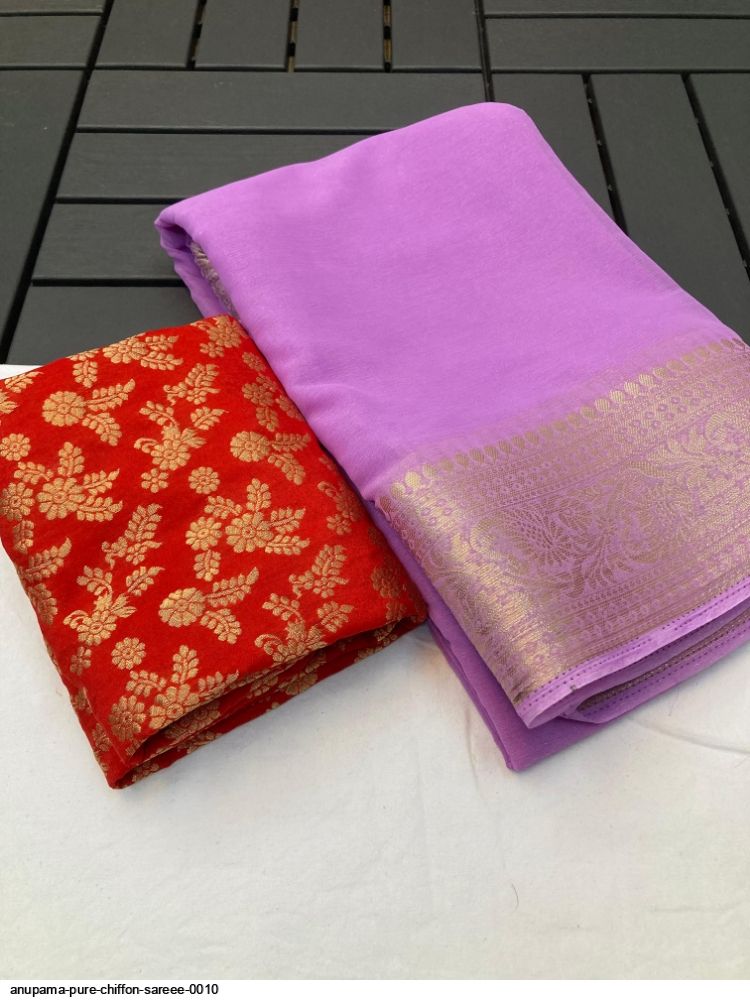 Anupama PURE CHIFFON sareee 0010
