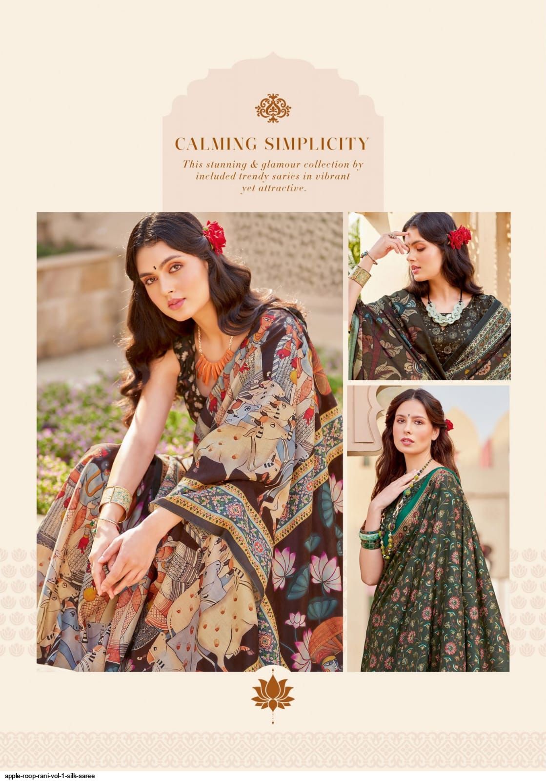 Apple Roop Rani vol 1 silk saree