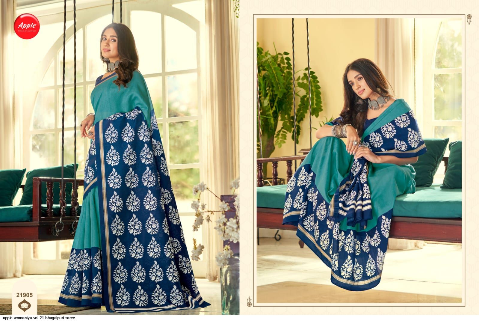 Apple Womaniya vol 21 Bhagalpuri saree