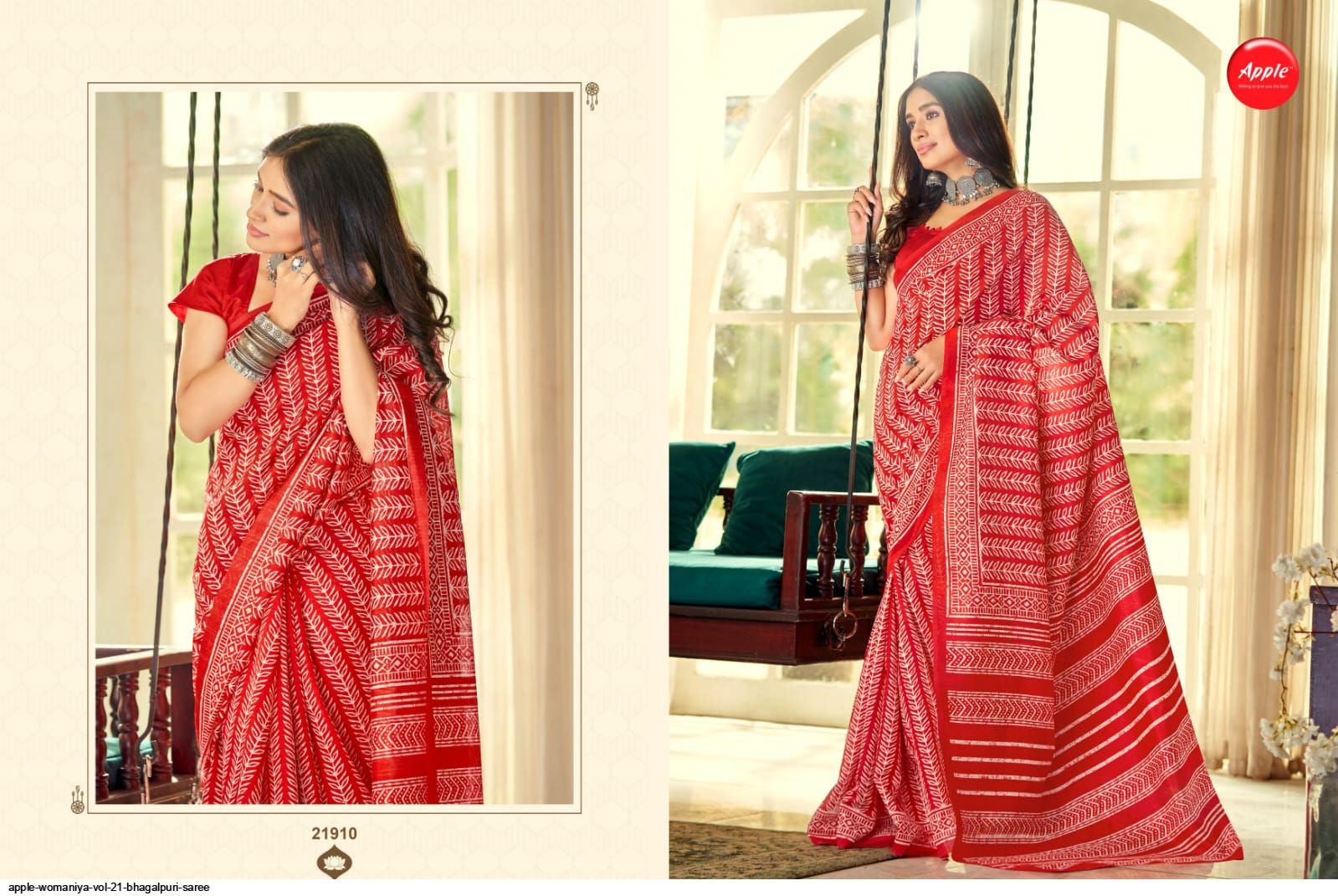 Apple Womaniya vol 21 Bhagalpuri saree