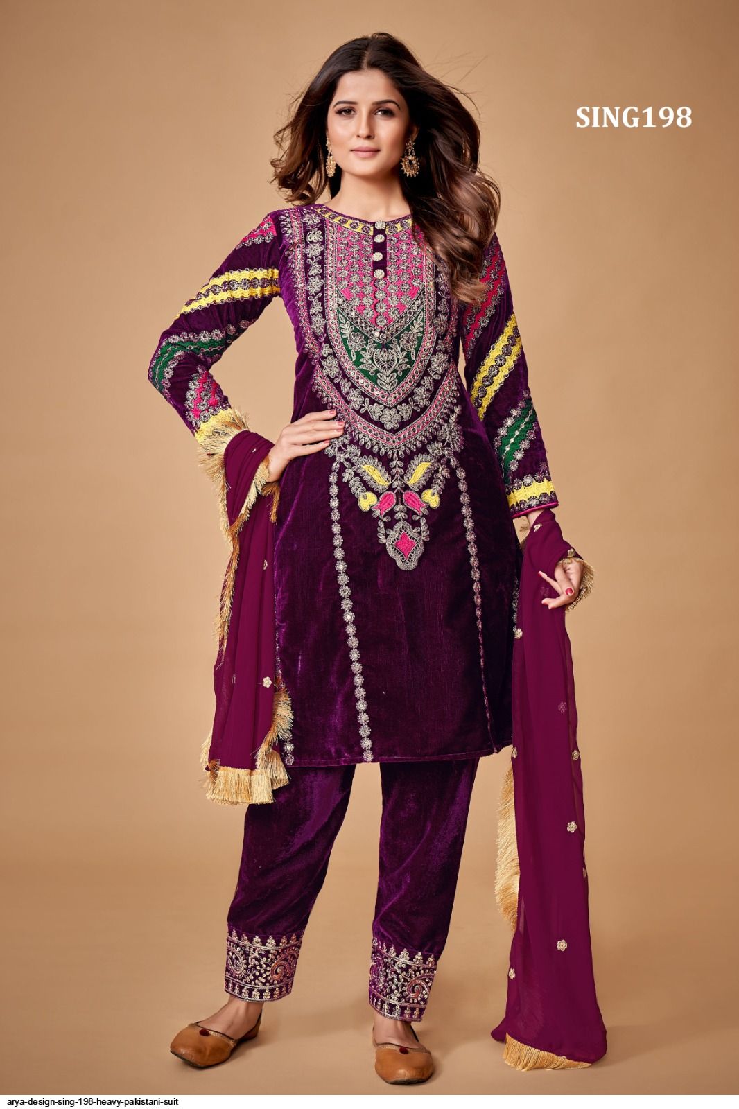 ARYA DESIGN SING 198 HEAVY PAKISTANI SUIT