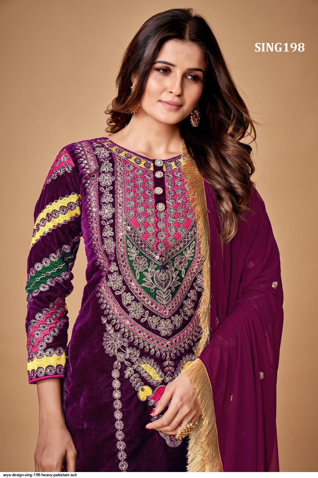 ARYA DESIGN SING 198 HEAVY PAKISTANI SUIT