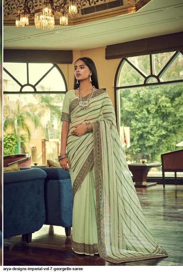Arya Designs IMPERIAL VOL 7 georgette saree