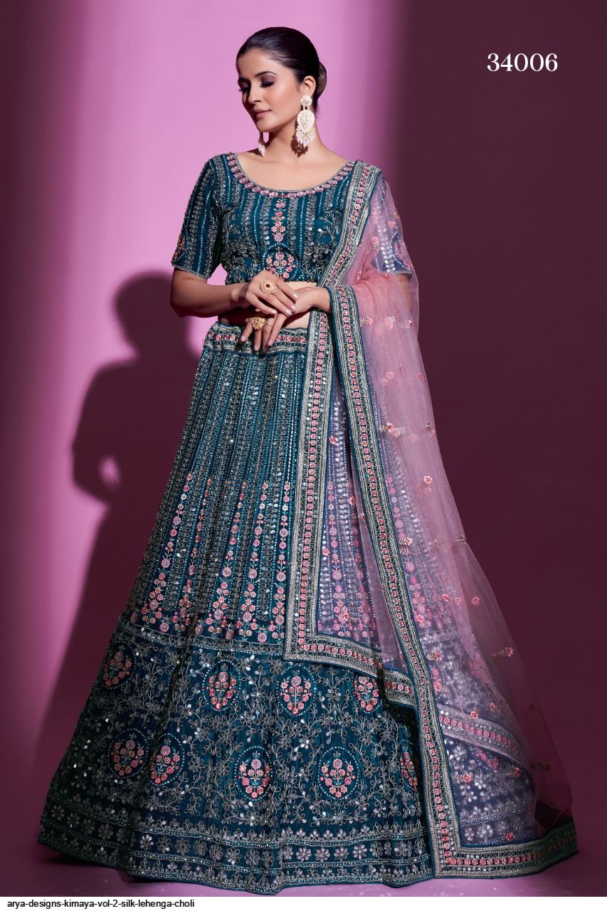 ARYA DESIGNS KIMAYA VOL 2 SILK LEHENGA CHOLI