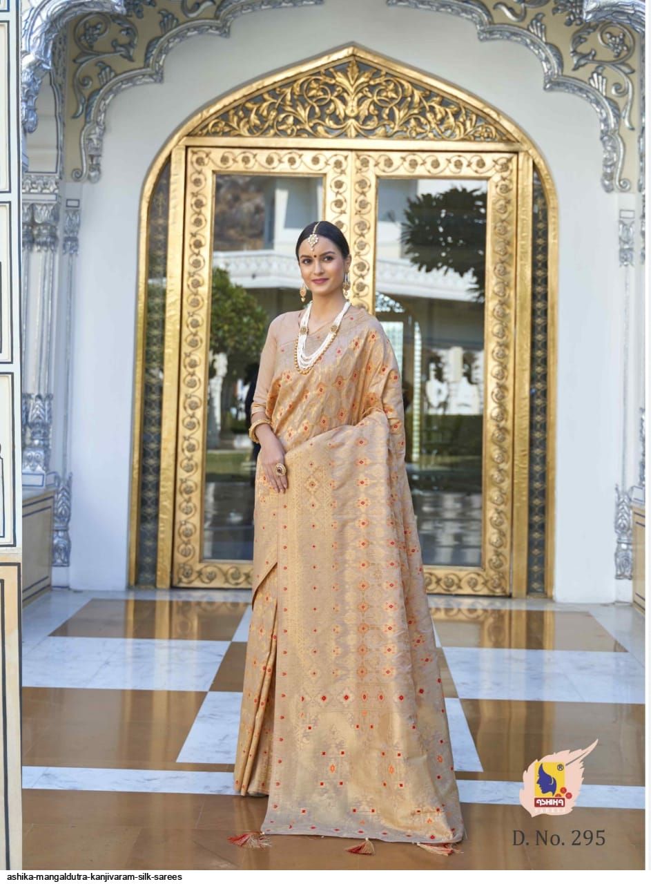 Ashika Mangaldutra Kanjivaram Silk Sarees
