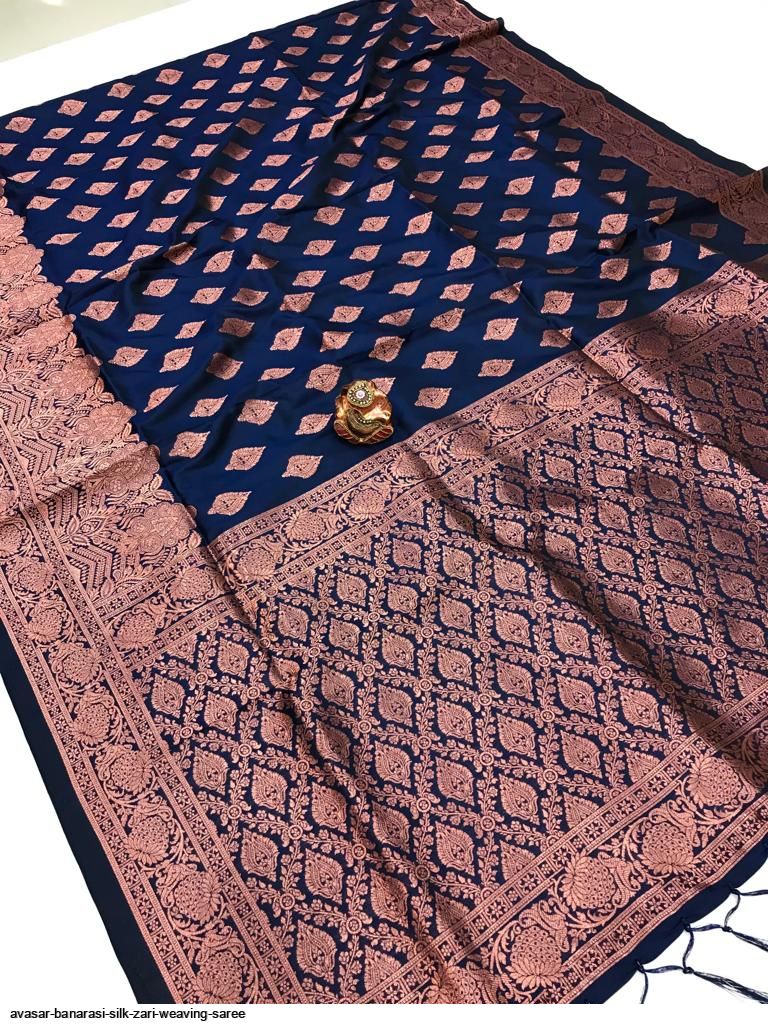 AVASAR BANARASI SILK ZARI WEAVING SAREE
