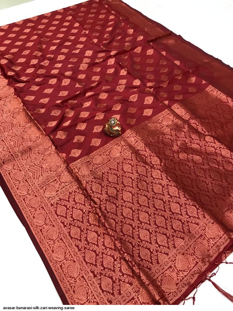 AVASAR BANARASI SILK ZARI WEAVING SAREE