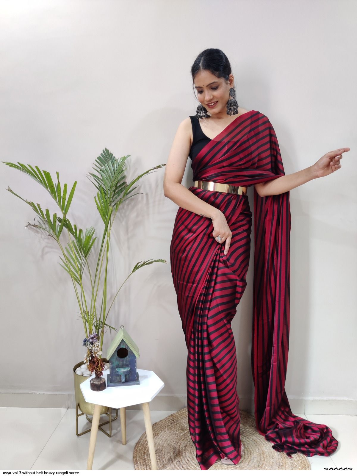 AVYA VOL 3 WITHOUT BELT HEAVY RANGOLI SAREE