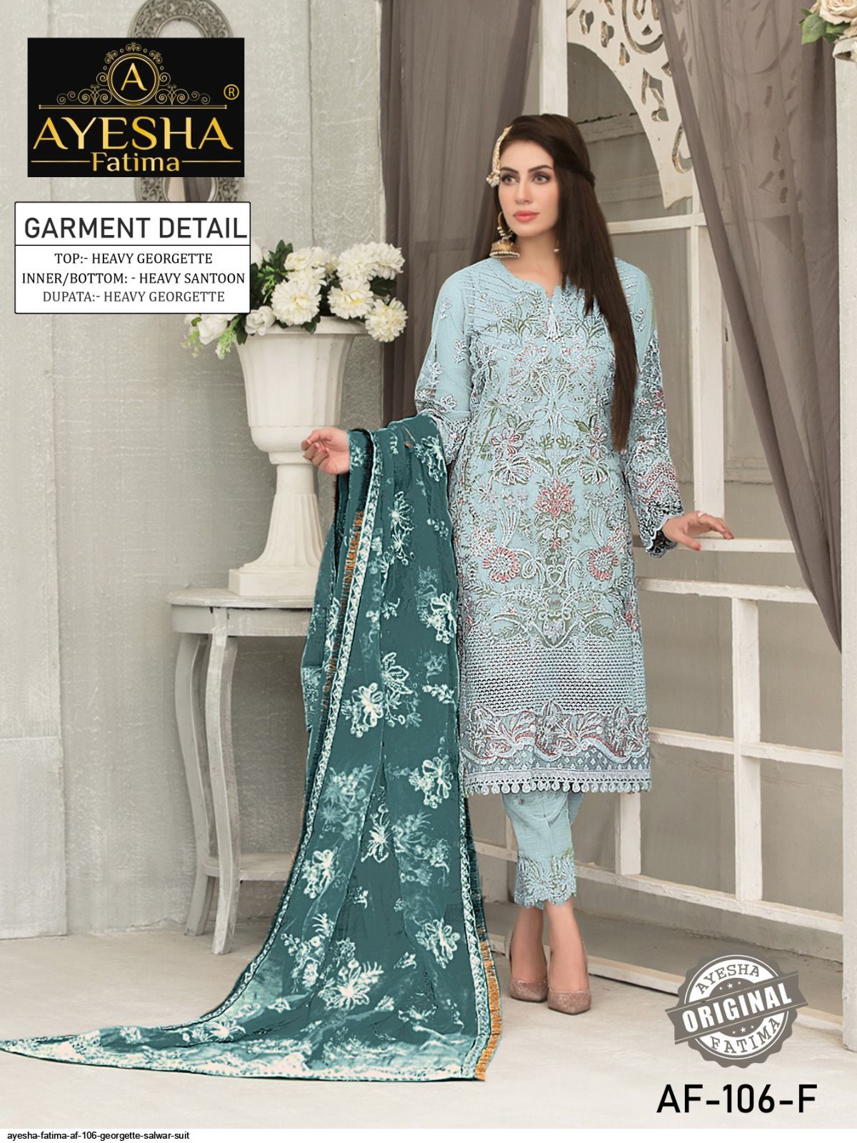 AYESHA FATIMA AF 106 GEORGETTE SALWAR SUIT