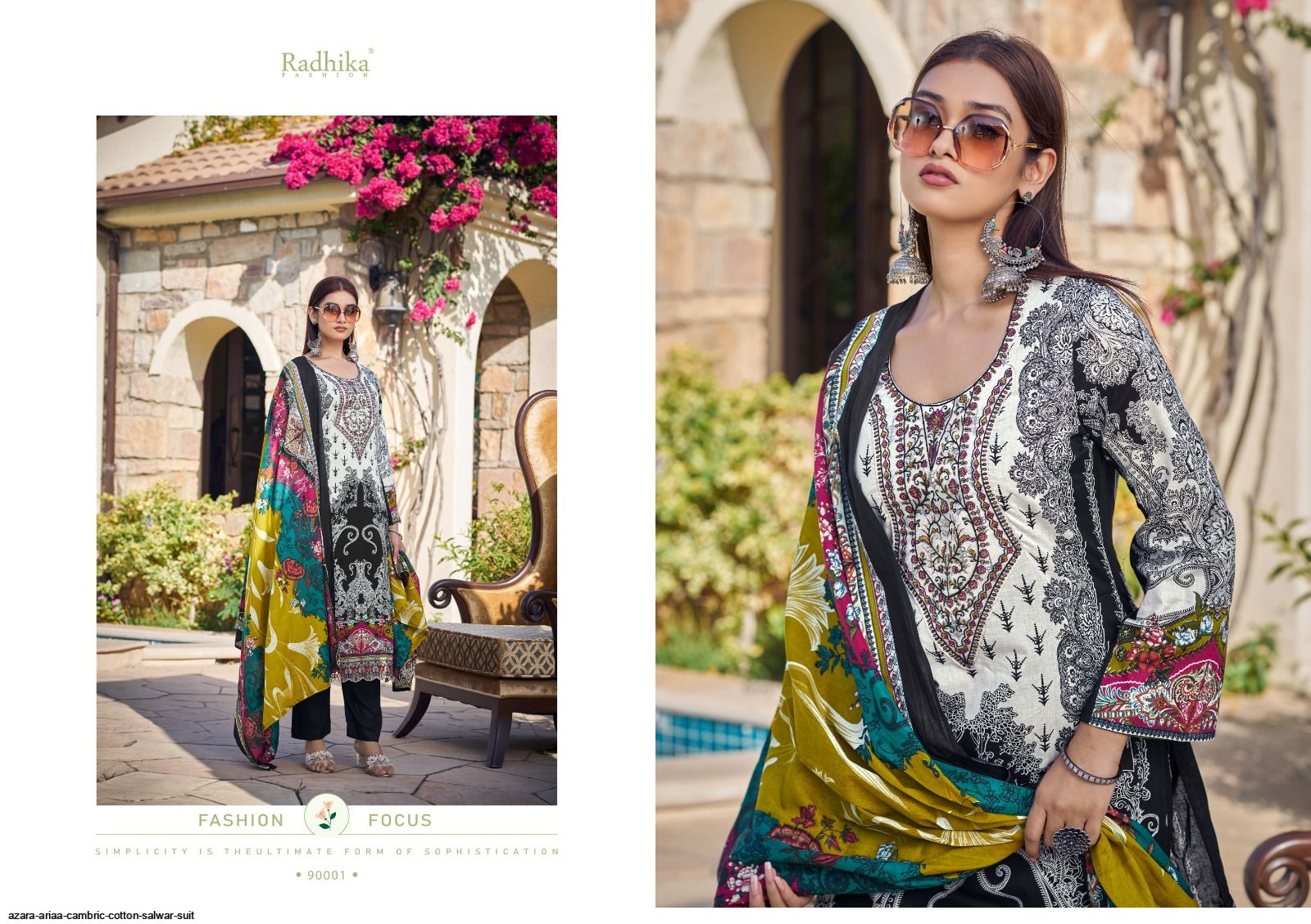 Azara ARIAA CAMBRIC COTTON SALWAR SUIT