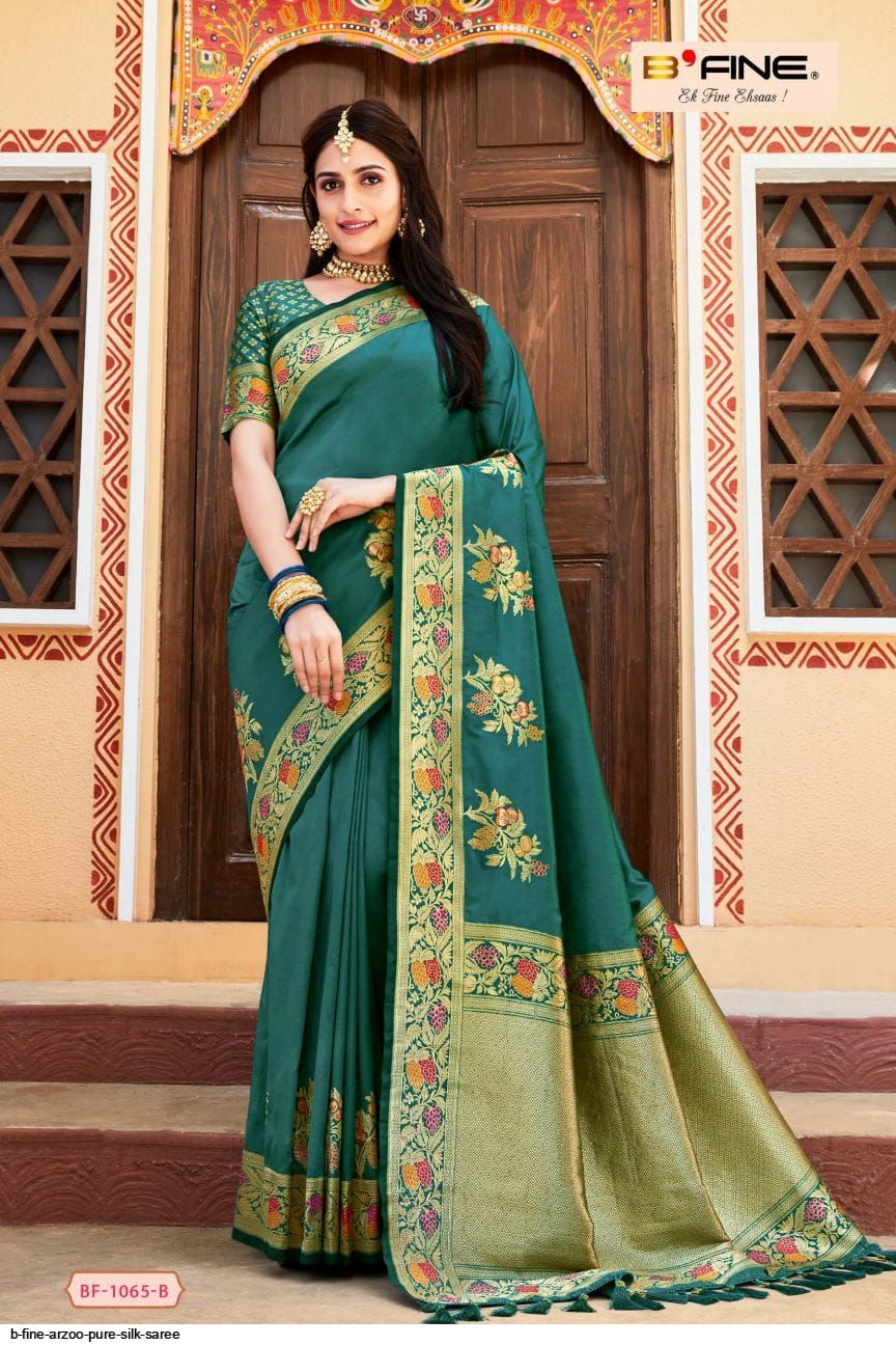 B FINE ARZOO PURE SILK SAREE