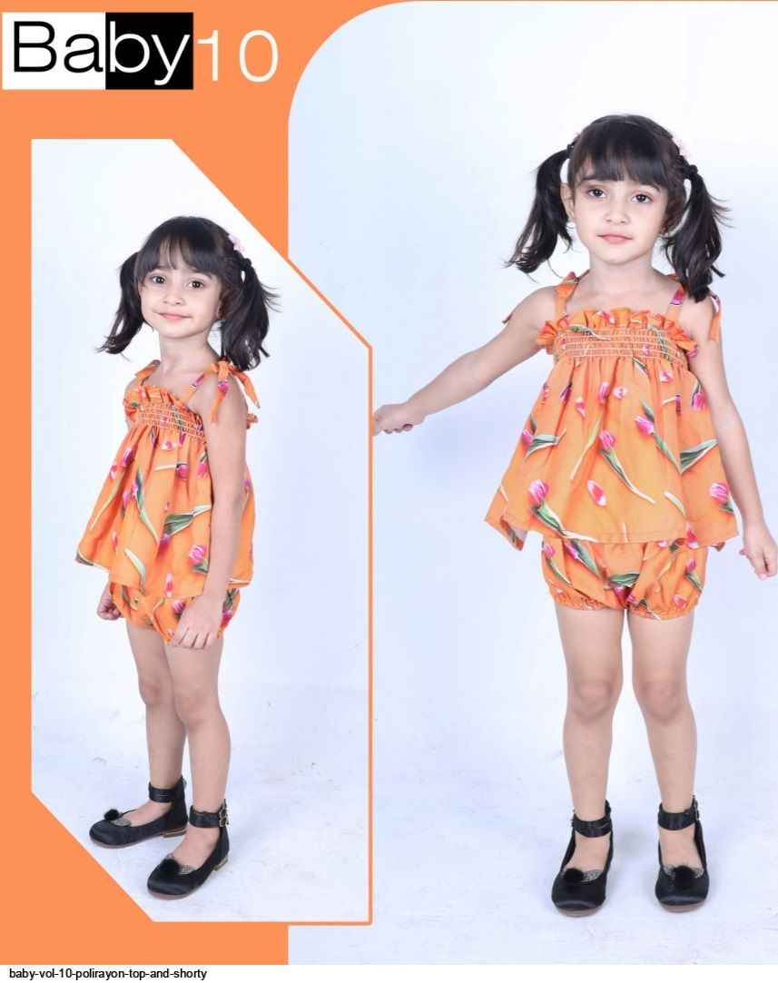 BABY vol 10 Polirayon Top and Shorty