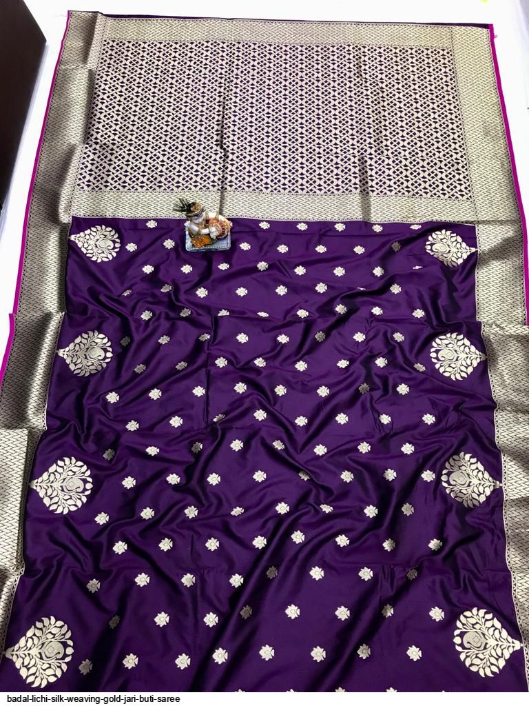 badal-lichi-silk-weaving-gold-jari-buti-saree