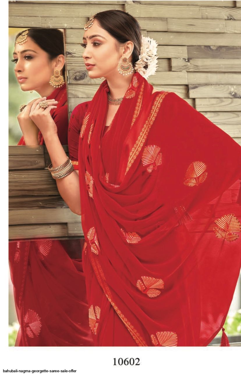 BAHUBALI NAGMA georgette saree sale offer