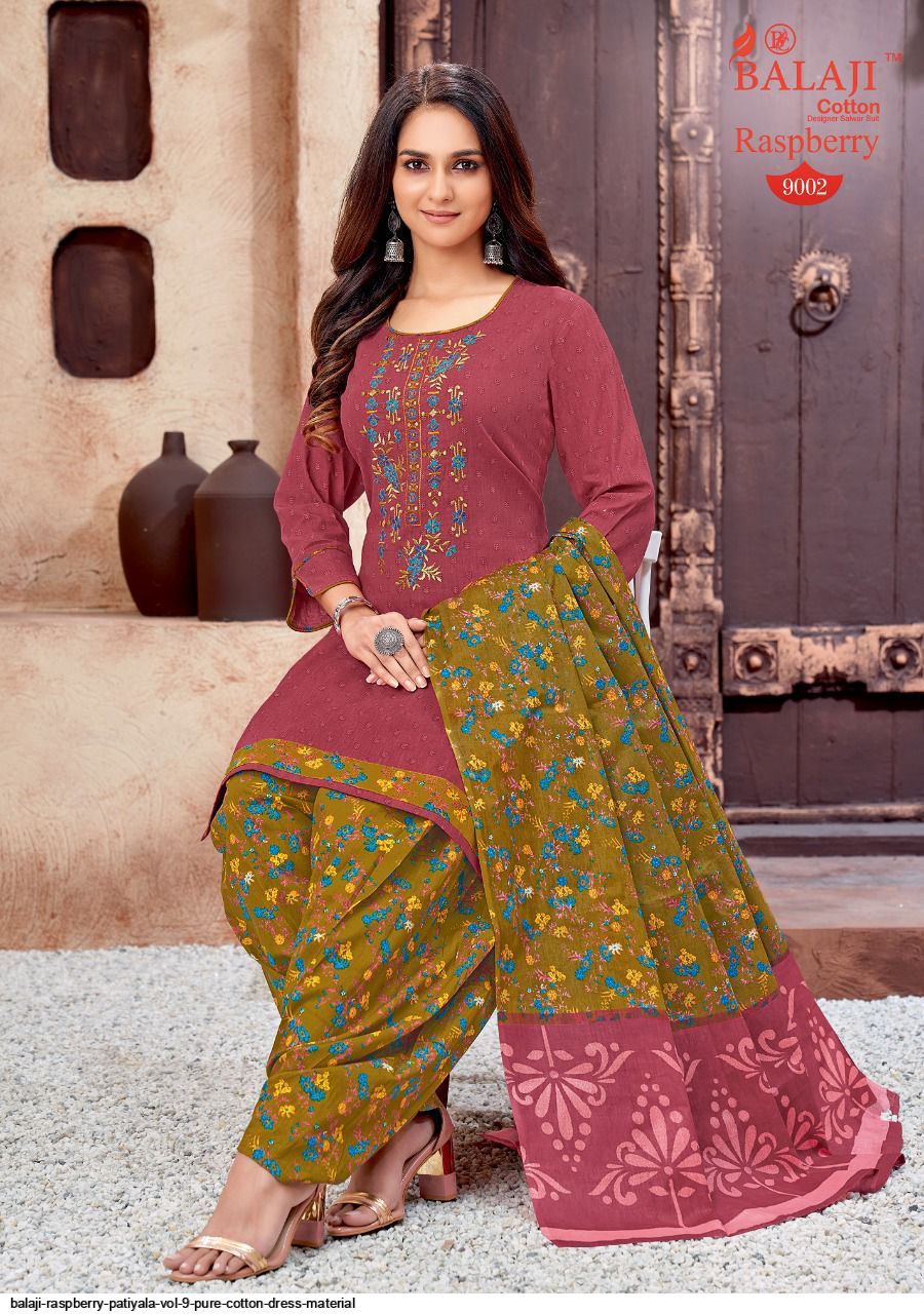 balaji-raspberry-vol-9-pure-cotton-dress-material