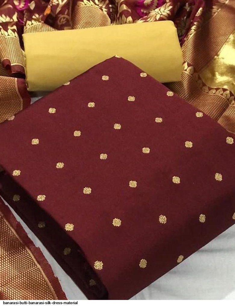 BANARASI BUTTI BANARASI SILK DRESS MATERIAL