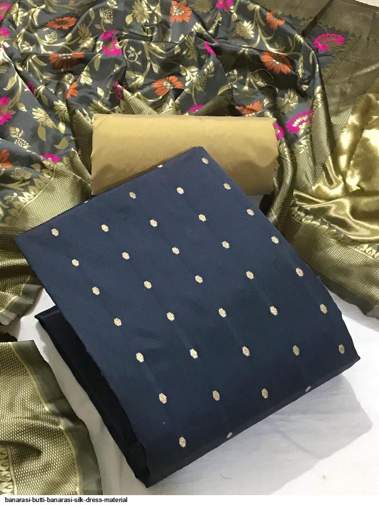 BANARASI BUTTI BANARASI SILK DRESS MATERIAL