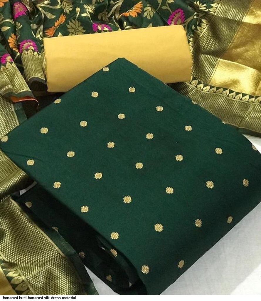 BANARASI BUTTI BANARASI SILK DRESS MATERIAL