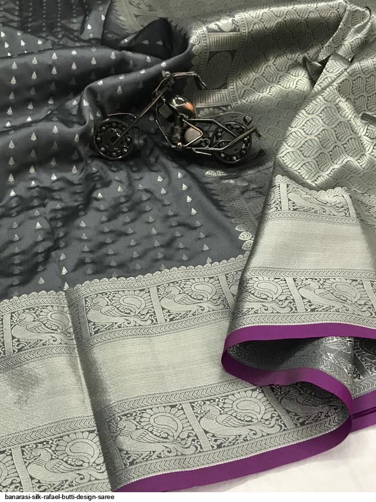 BANARASI SILK Rafael butti design SAREE