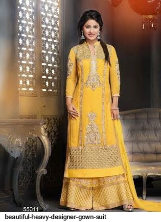 beautiful heavy designer gown suit