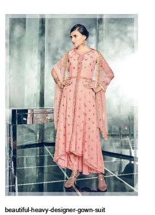 beautiful heavy designer gown suit