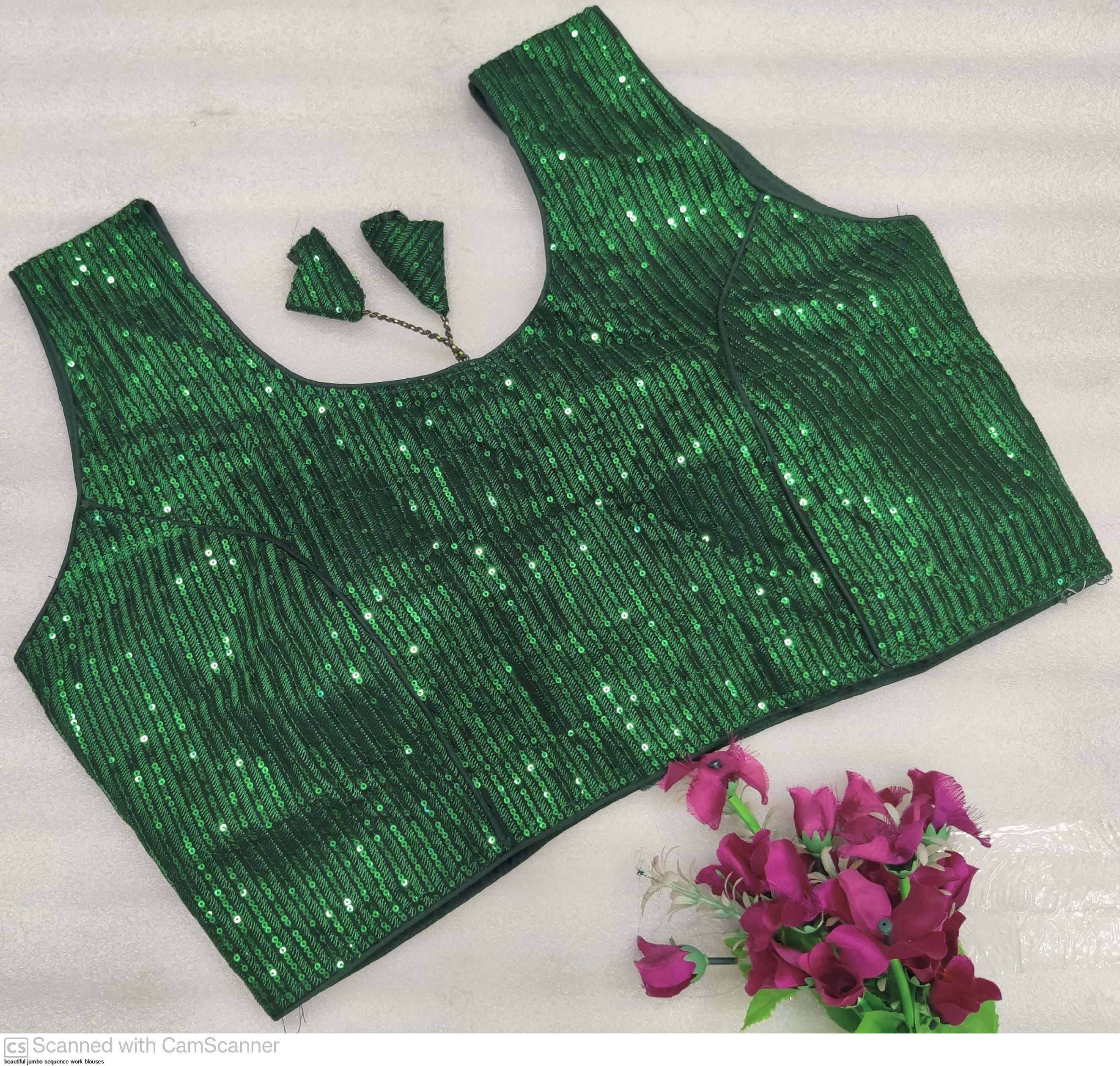 BEAUTIFUL Jumbo Sequence Work Blouses