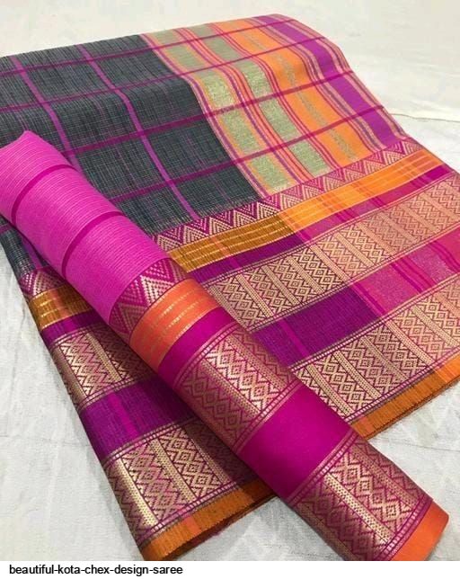 BEAUTIFUL KOTA CHEX DESIGN SAREE
