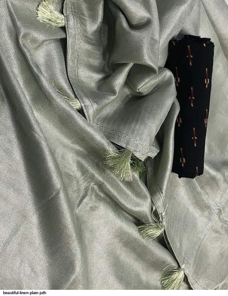 BEAUTIFUL Linen plain juth